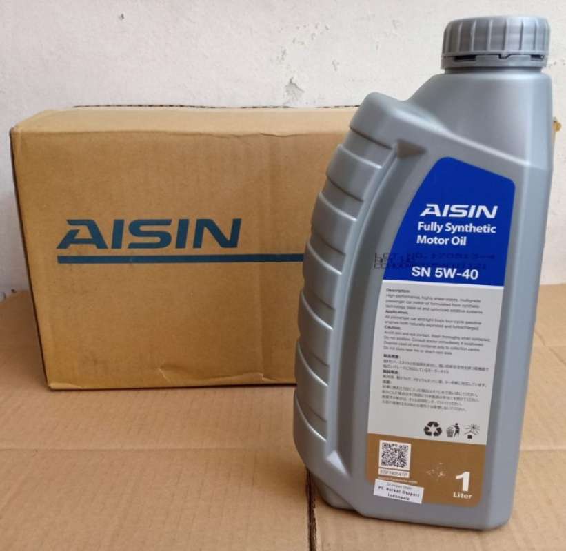 Promo Oli Aisin 5W 40 API SN- CF FULLY SYNTHETIC isi 1ltr Diskon 5% di ...