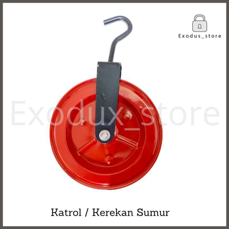 Promo Katrol / kerekan timba sumur / roda sumur air / rotating pulley ...