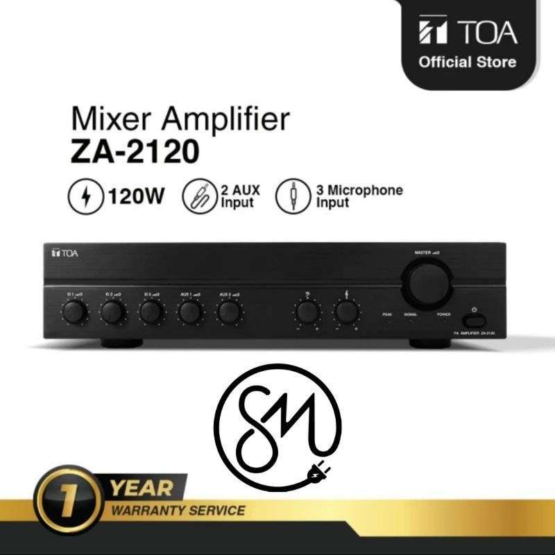 Jual Mixer Amplifier Toa Za-2120 Original 120 W Watt Za2120 Ampli Di ...