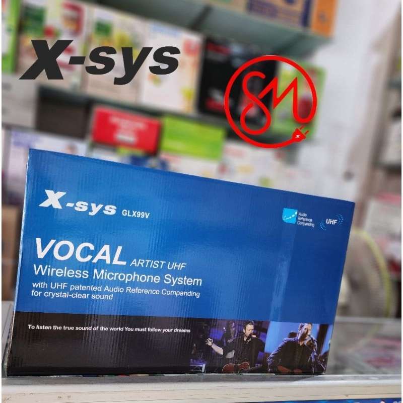 Jual Microphone Wireless X-sys Glx99v Glx-99v Mic Professional Xsys Di ...