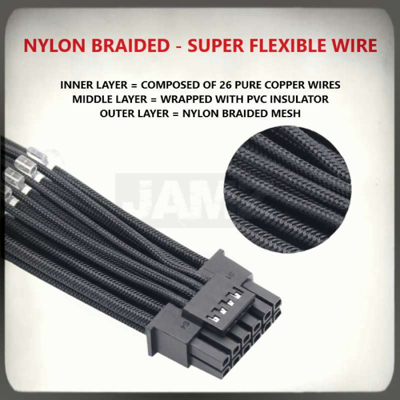 Promo Psu Cable Vga 12vhpwr 600w Rtx 4000 Series Pcie 5.0 12+4 Pin Atx ...