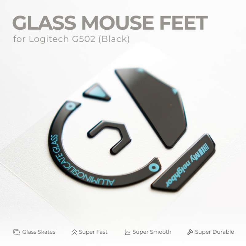 Promo Mynk Glass Mouse Feet Superglide For Logitech G502 Wireless ...