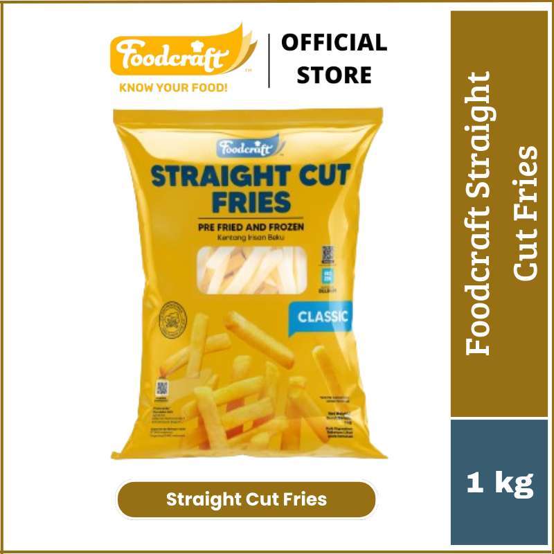 Promo Foodcraft French Fries Straight Cut Fries Classic Pre Fried and ...