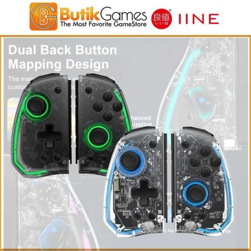 Jual IINE Elite Plus Joypad Joycon Wireless Controller Nintendo Switch ...