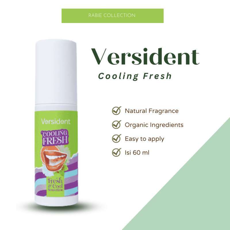 Jual Versident Parfum Mulut Cooling Fresh Mouth Menyegarkan Nafas Mulut ...