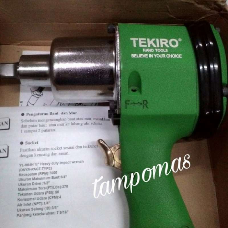 Jual MESIN PEMBUKA BAUT TEKIRO IMPACT WRENCH DR.1/2 ALAT BUKA BAUT ...