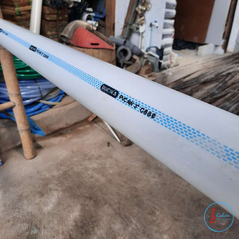 Promo Pipa PVC 3 inch RUCIKA WAVIN (AW) per batang Diskon 23% di Seller ...