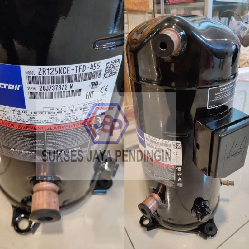 Promo Compressor Copeland ZR125KCE-TFD-455 / ZR125 Diskon 23% di Seller ...