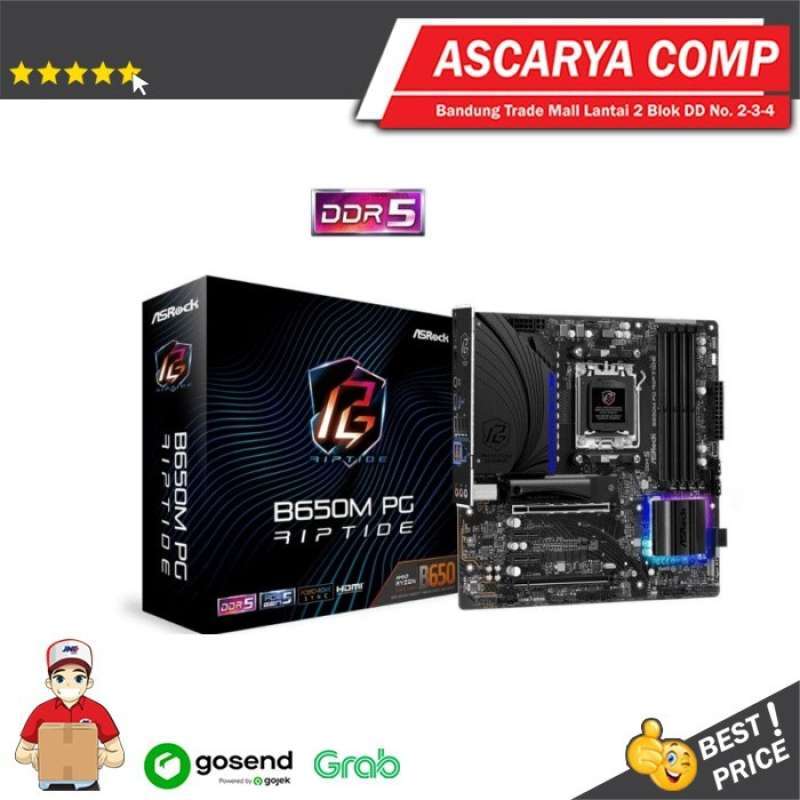 Jual Asrock B650m Pg Riptide | Motherboard Amd B650 Ryzen Am5 Di Seller ...