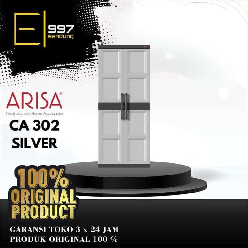 Jual Arisa Lemari Ca302 / Ca 302 Serbaguna Plastik Elegan Dua Pintu - - Brown Di Seller ...