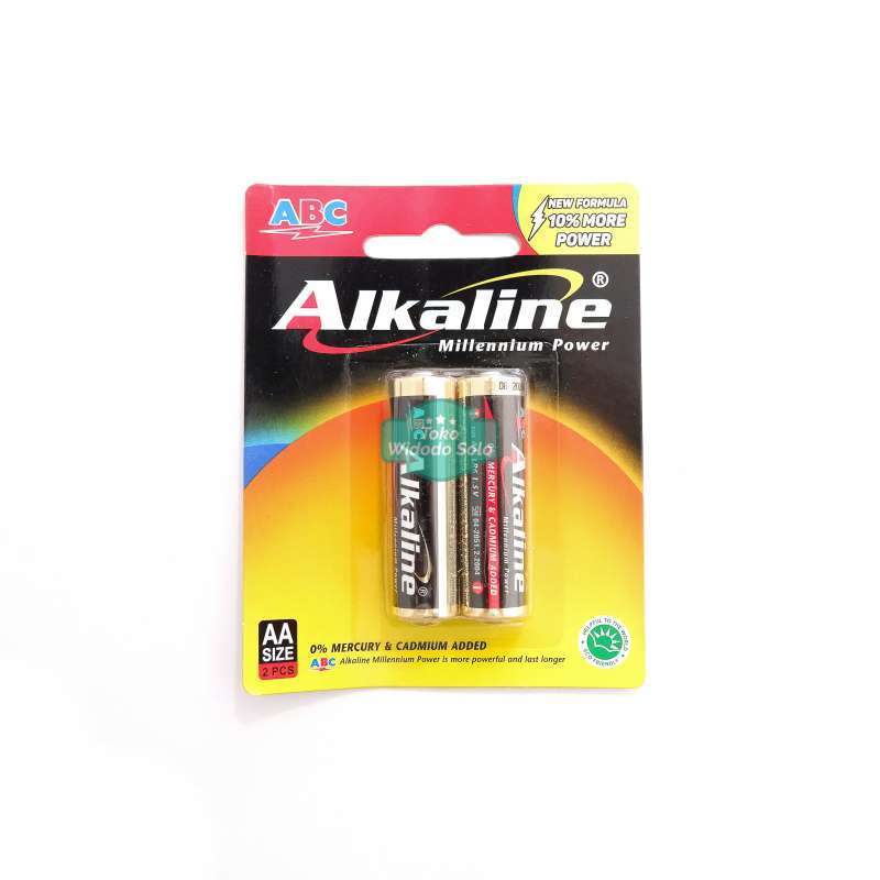 Jual Batu Baterai Aa Abc Alkaline Millennium Power - 1 Pack Isi 2 Buah Di Seller Toko Widodo Atk ...