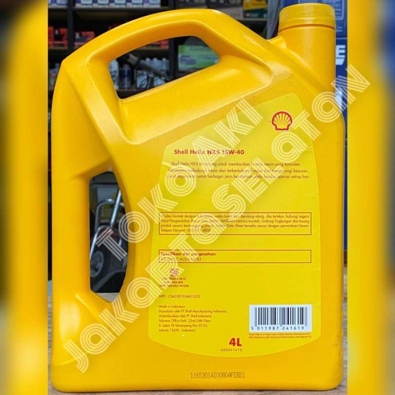 Jual Shell Helix Hx5 15w40 4l With Barcode Scan Resmi Dan Asli Promo Di ...