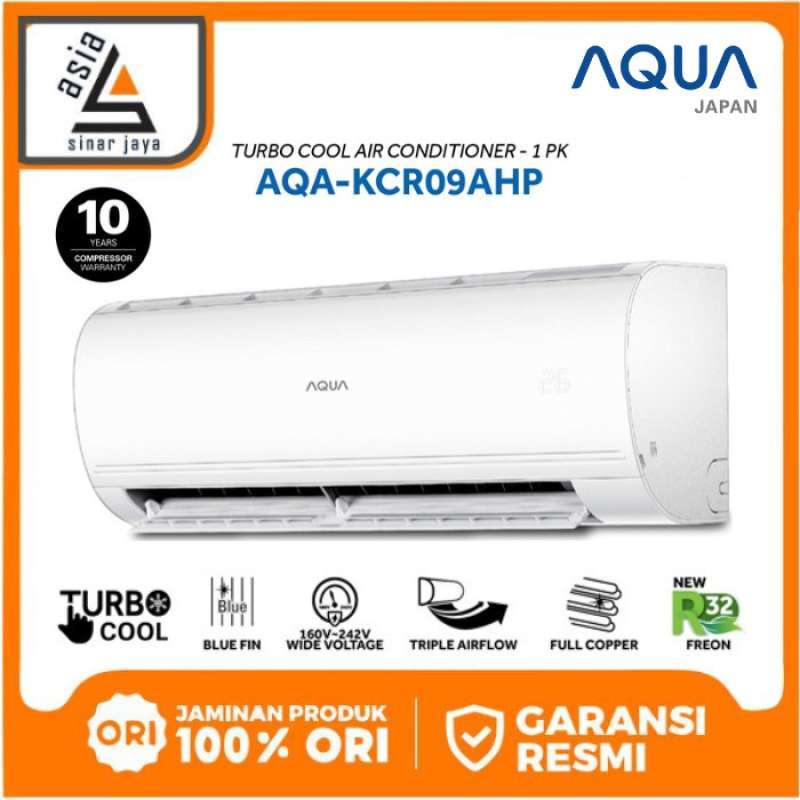 Promo Japan AC 1PK AQA-KCR09A Cool R32 Full Copper Diskon 23% di Seller ...