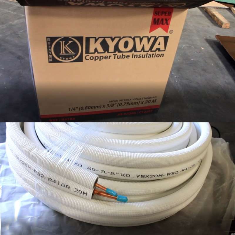 Promo PIPA AC KYOWA 1 PK /SELANG AC / COPPER TUBE INSULATION 20 MTR ...