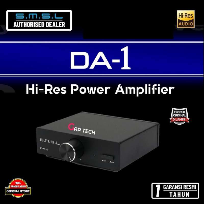 Jual SMSL DA-1 / DA 1 / DA1 High Resolution Power Amplifier original di Seller Gap Tech Official ...
