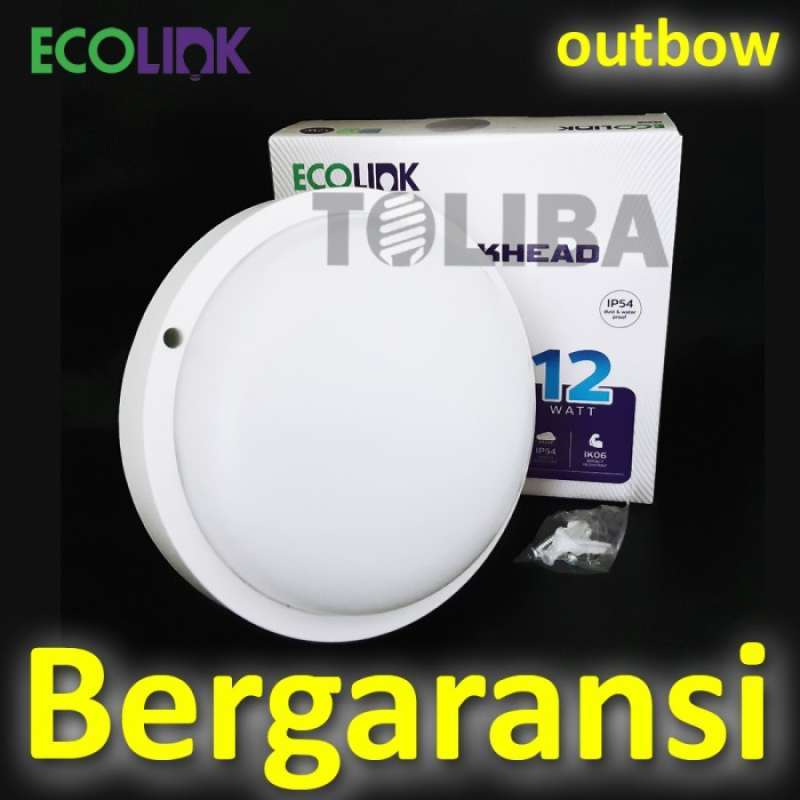 Promo Lampu Panel Led Bulkhead Ecolink 12watt 12w Outbow Ip54 4000k ...