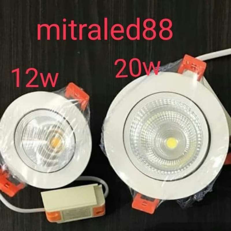 Promo Led Downlight COB 20w/20watt spotlight plafon 20 w watt Diskon 23% di Seller Surota Aska ...