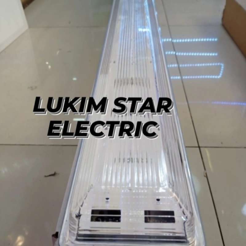 Promo Kap Lampu TL Tube Waterproof 2x36/2x16w Lampu T8 Outdoor IP65 ...