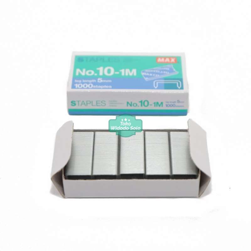 Jual Isi Stapler Kecil MAX No 10 Staples Refill Stapler - 1 Pack Kecil ...