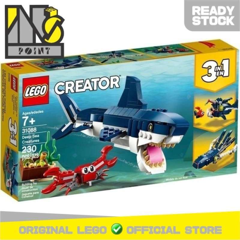 Promo Lego 31088 - Creator - Deep Sea Creatures Diskon 23% Di Seller ...