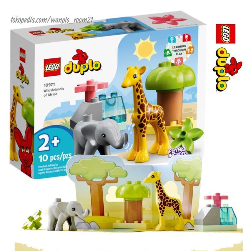 Jual LEGO DUPLO 10971 Wild Animals of Africa - Lego Binatang di Seller ...