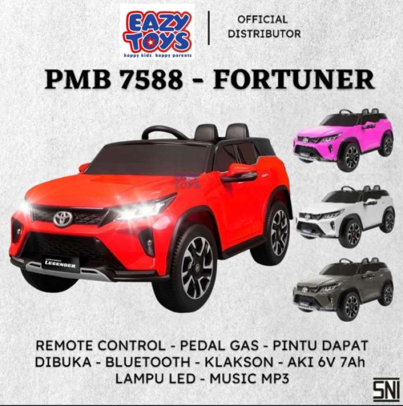 Promo Mobil Aki Anak Toyota Fortuner Legender Pmb M7588 Diskon 23% Di ...