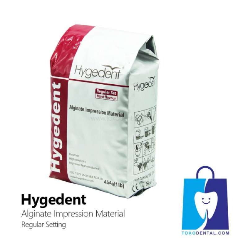 Promo Bahan Cetak Gigi Alginate Hygedent Regular Setting Diskon 33% Di Seller Zafran Storee ...