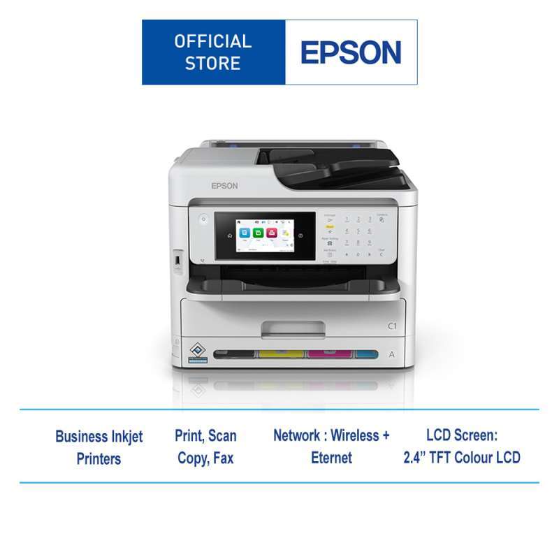 Jual Printer Epson WF-C5890 Workforce A4 Multifungsi Print Scan Copy ...