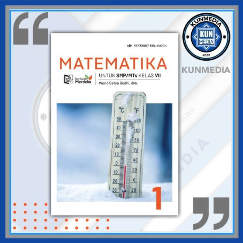 Promo Buku Matematika Smp/mts Kelas 7 Vii Kurikulum Merdeka Erlangga Diskon 23% Di Seller Roxie ...