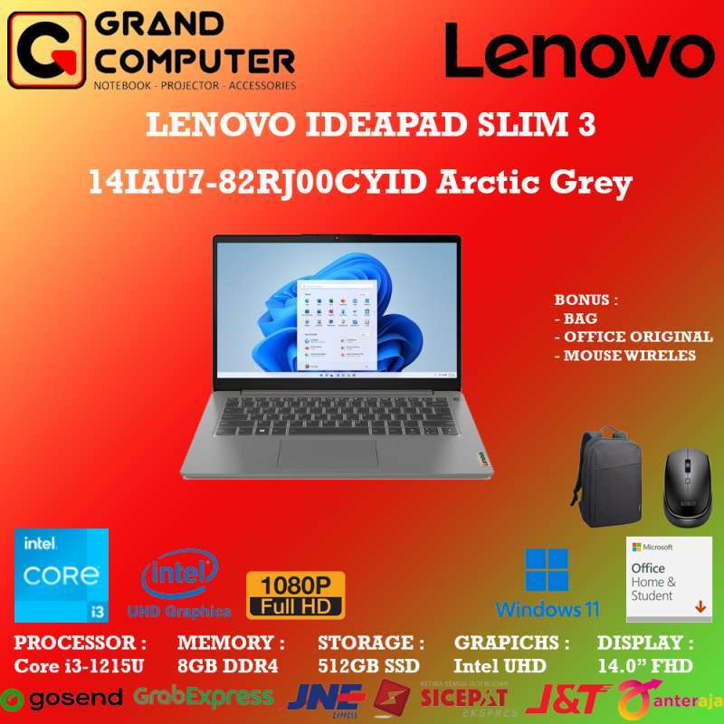 Jual Lenovo Ideapad Slim 3 Cyid I3-1215u 8gb 512gb 14 Fhd Windows 11 ...