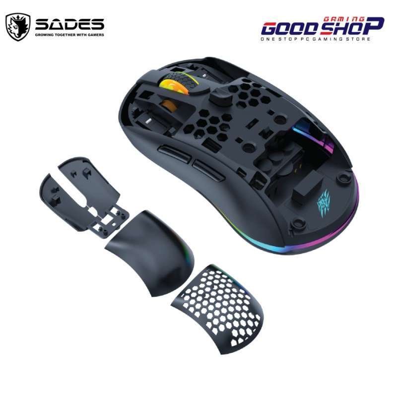 Jual Mouse Gaming Wireless Modular Dual Mode Sades Raiden S33 Di Seller Good Gaming Shop ...