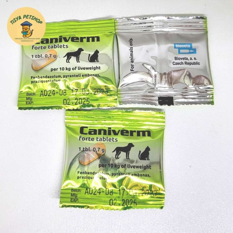 Jual Caniverm Obat Cacing Kucing Dan Anjing Di Seller Flexzone ...