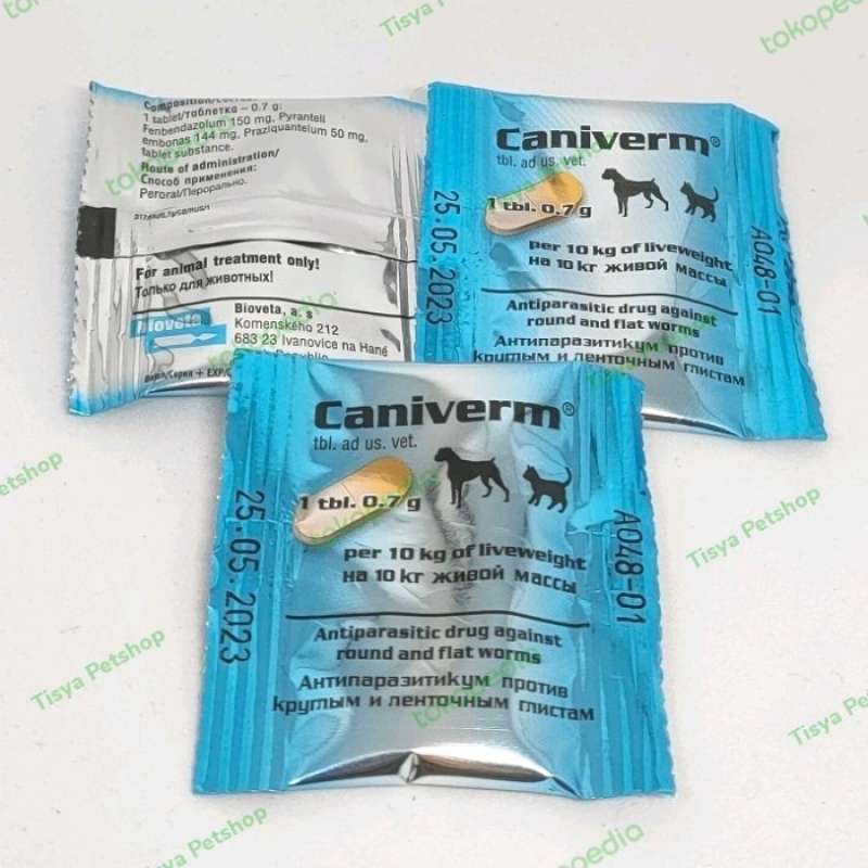 Jual Caniverm Obat Cacing Kucing Dan Anjing Di Seller Flexzone ...