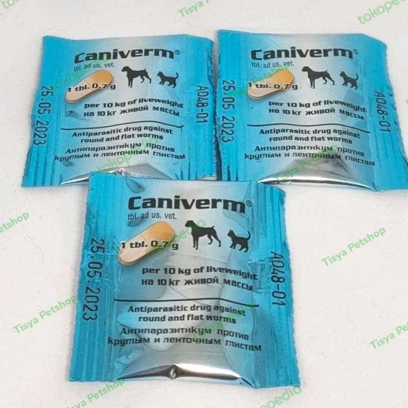 Jual Caniverm Obat Cacing Kucing Dan Anjing Di Seller Flexzone ...