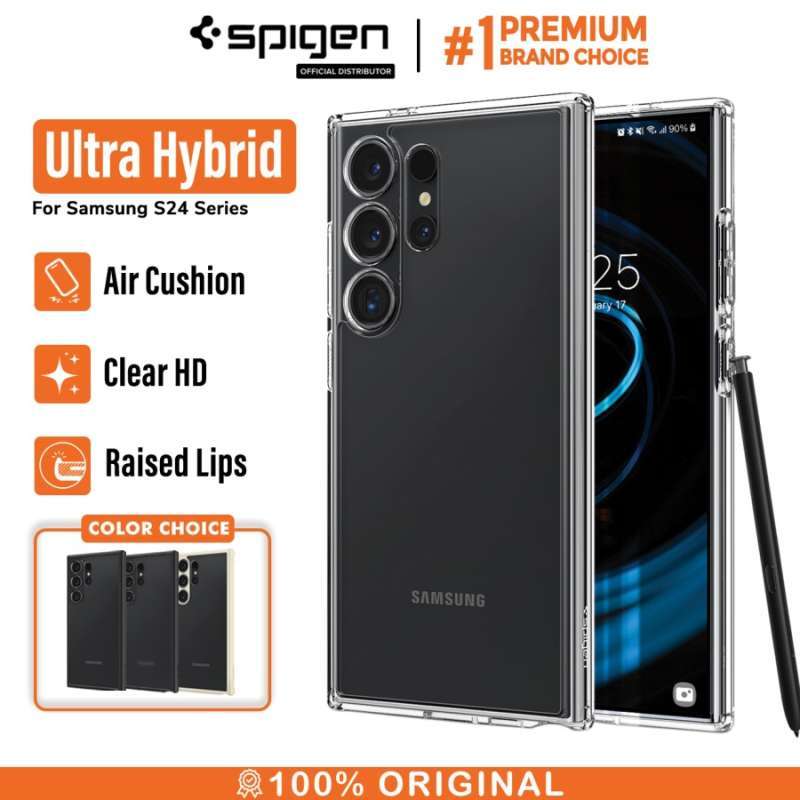 Jual Case Samsung Galaxy S24 Ultra Plus Spigen Ultra Hybrid Clear Casing Di Seller Spigen ...