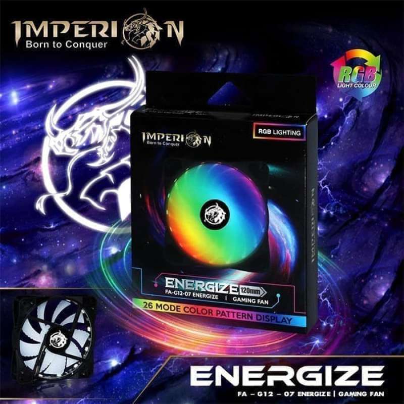 Jual Imperion Energize Fan Casing 12cm RGB di Seller CS New - Mangga ...