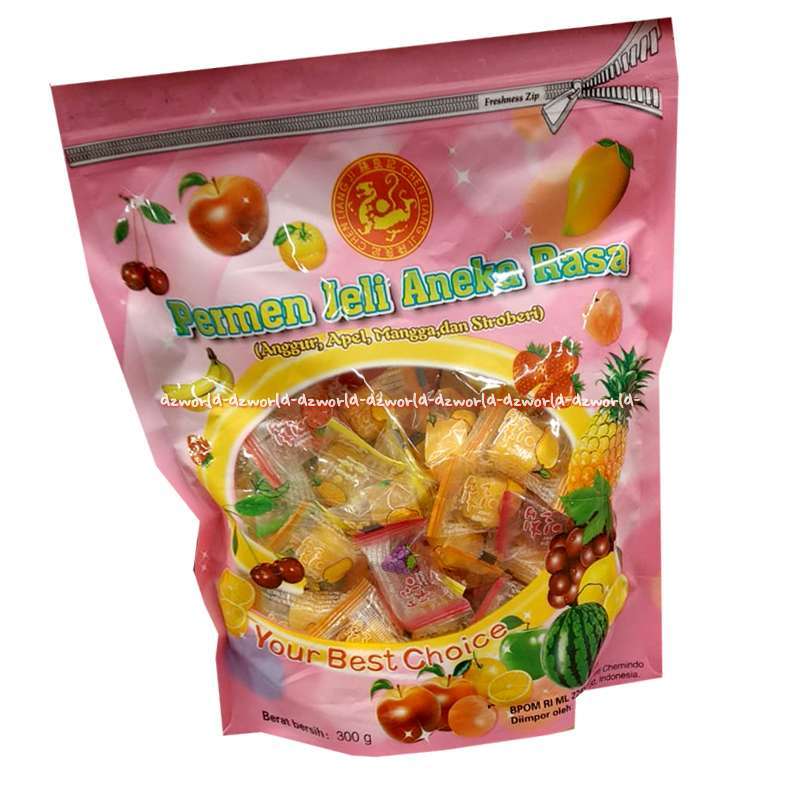 Jual Chen Liang 300gr Permen Jeli Aneka Rasa Anggur Apel Mangga ...