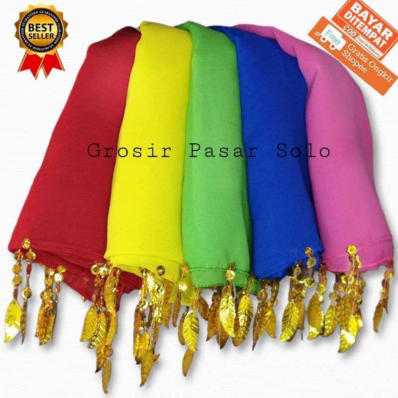 Jual Selendang tari anak / sampur anak murah / selendang tari ronce di ...