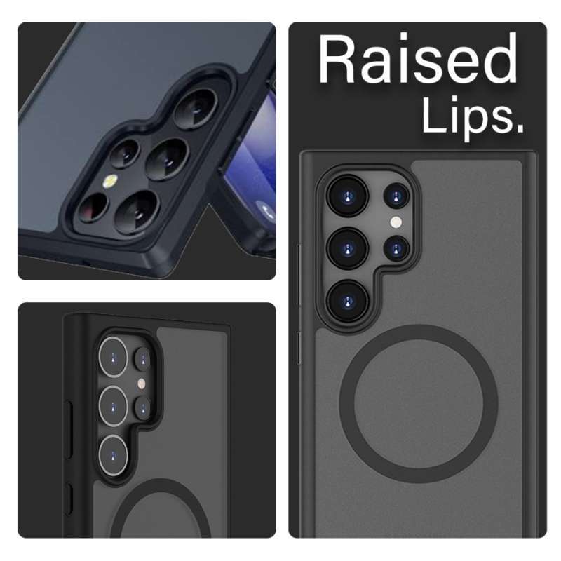 Jual Case Samsung Galaxy S24 Series Octagoods Hybrid V2 MagSafe Casing - Frosted Black S24 Ultra ...