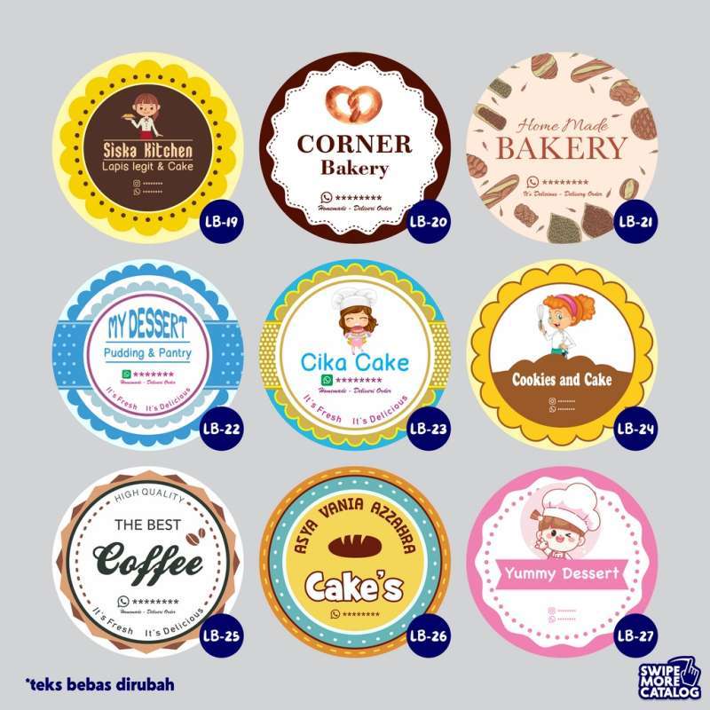 Jual Cetak Stiker Logo Label Makanan Cromo Kemasan Botol Minuman Custom ...