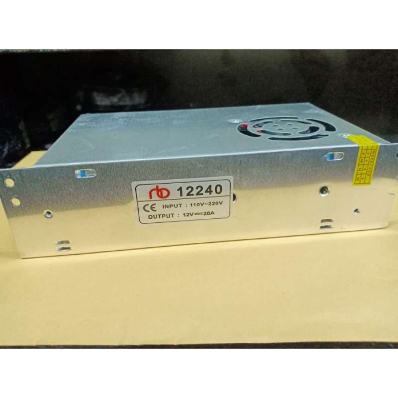 Promo Adaptor Switching 12v 20a/ Adapter Jaring Kaleng 12v 20a/ Power ...