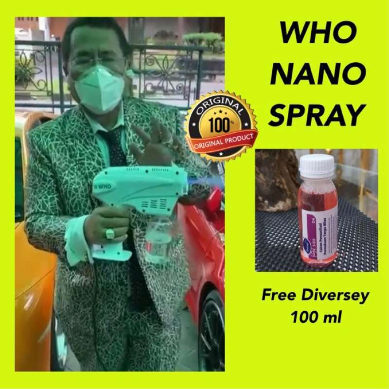 Promo Nano Steam Gun + Bonus Diversey 100ml Anti Virus Dan Anti Bakteri ...