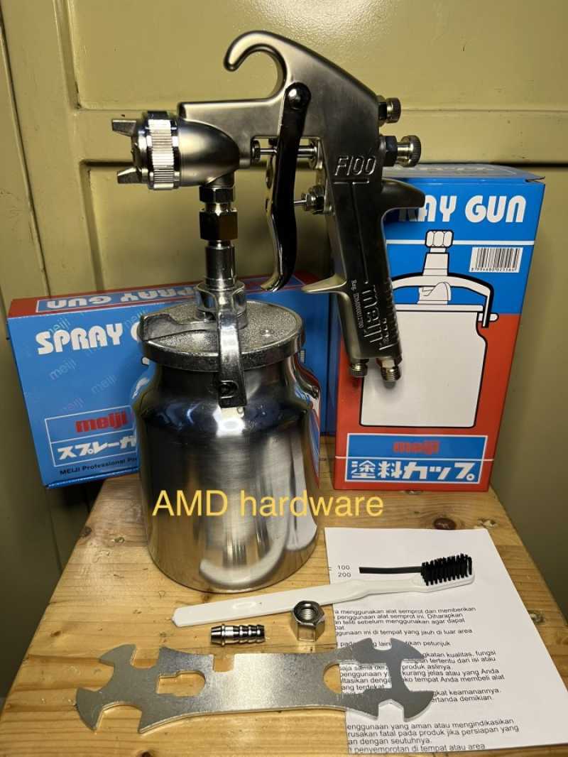 Promo Spray Gun Meiji F100 Tabung Bawah 1000ml Spet Semprotan Cat ...