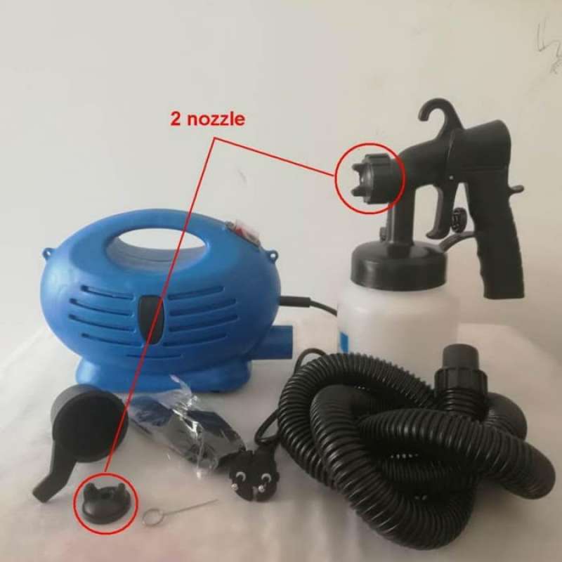 Promo Kompresor Spray Gun Alat Semprot Cet Kayu Besi Paint Zoom Diskon ...