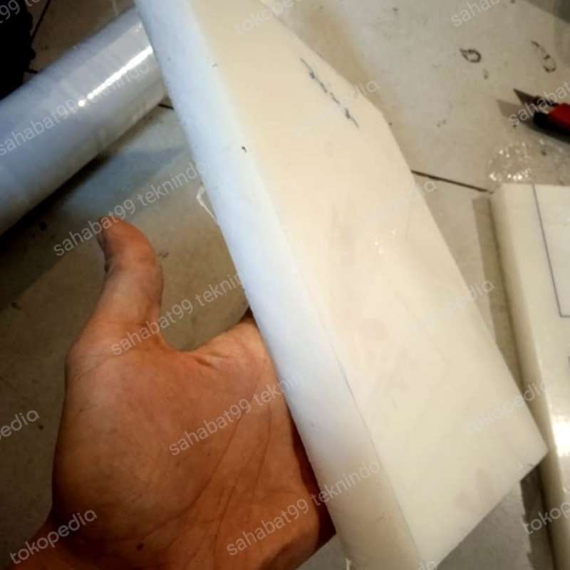 Promo Nylon Pe Sheet Putih 30mm X 60cm X 60cm / Pe Lembaran Putih Diskon 23% Di Seller Aaron ...