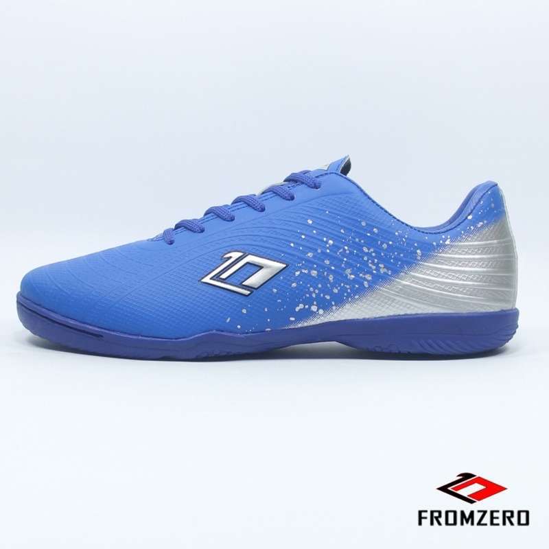 Promo Sepatu Futsal Fromzero Starkia In Blue Silver Original - Blue ...