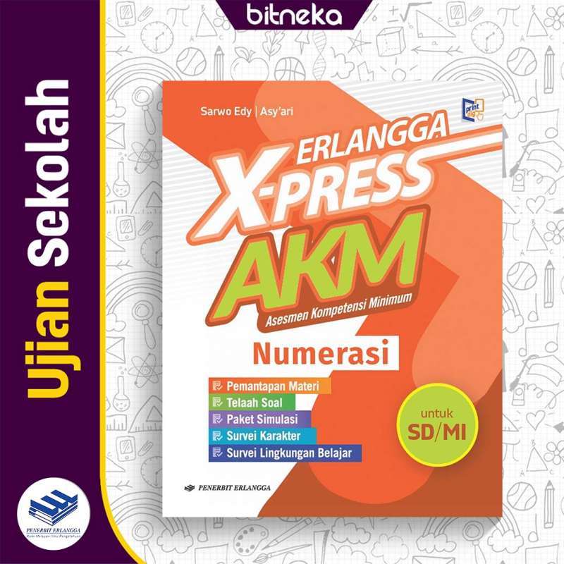 Promo Buku Xpress AKM SD/MI : Numerasi - 2022 Erlangga Diskon 10% di ...