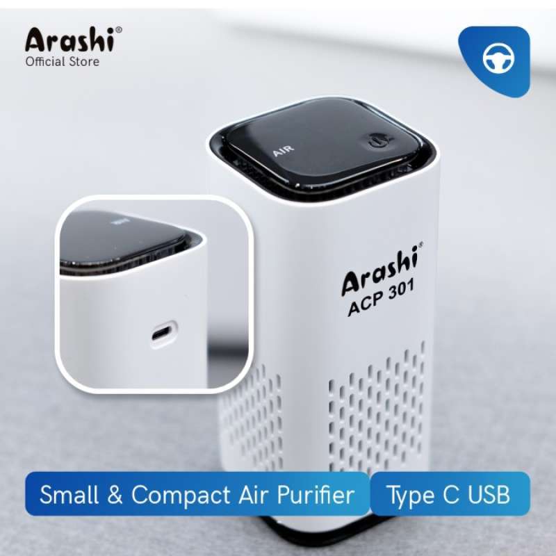 Jual ARASHI AOP301/ACP301/AAP401 Portable Air Purifer HEPA Filter AOP ...