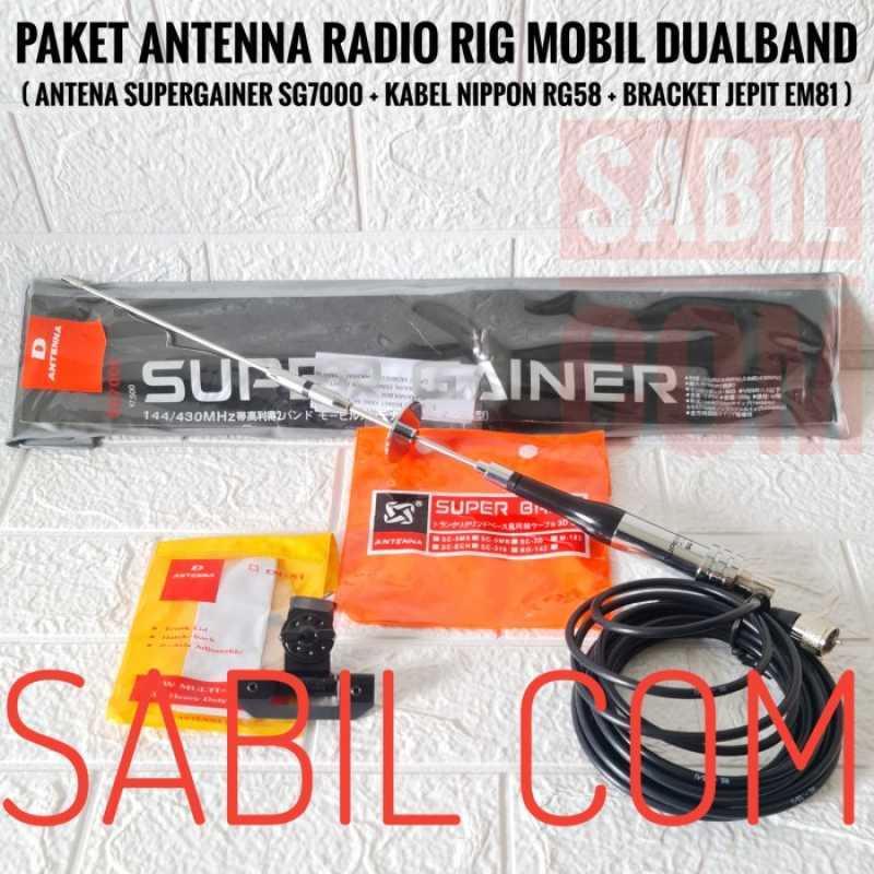 Promo PAKET ANTENA RIG MOBIL DUALBAND ANTENNA LUAR RADIO RIG HT MOBIL ...