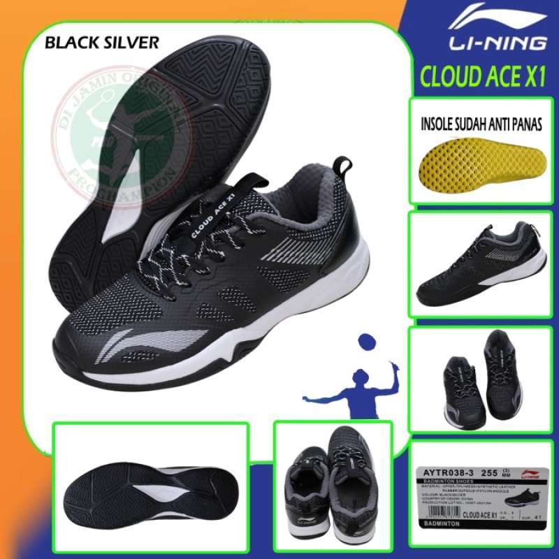 Promo New Colour Lining Cloud Ace X1 / Li-ning Cloud Ace X 1 Original ...